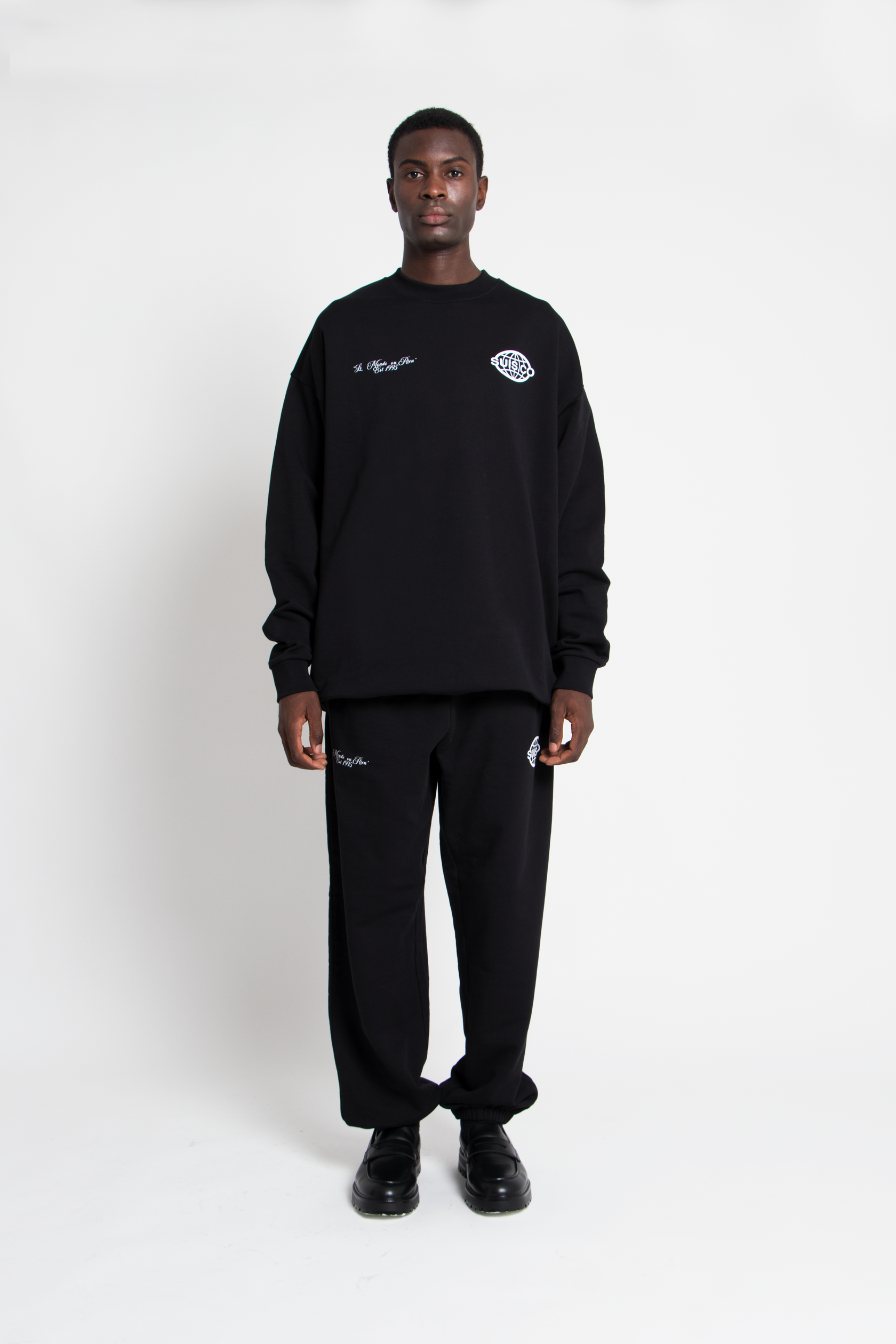 SUIS WORLD BLACK CREWNECK – SUIS™ | Official Website